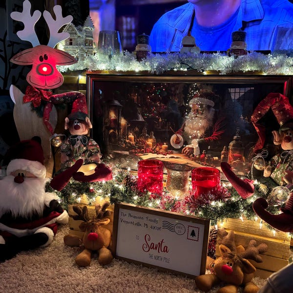 Traditional Large Santa - Etsy