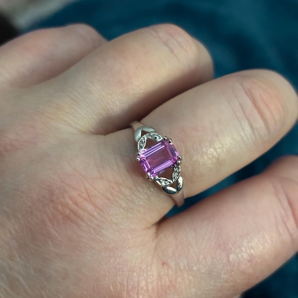 Vintage Opal Ring Opal and Diamond Ring 14k Solid Gold Statement or ...