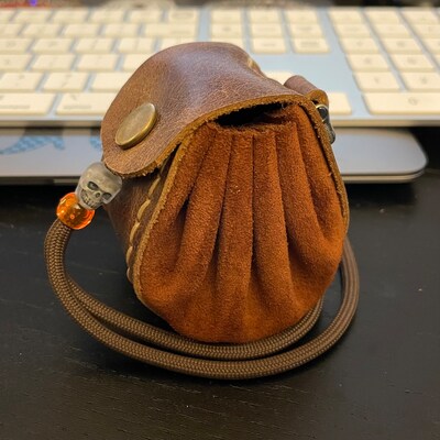 PDF Pattern. Leather Drawstring Coin Pouch - Etsy