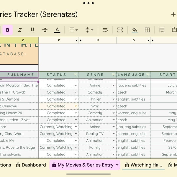Shows Movies & Videos Tracker With Gallery Collection | Series Planner ...