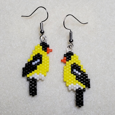 Bumble Bee Beading Pattern Brick/peyote Stitch Pattern, Unique Nature Inspired Jewelry Pattern ...