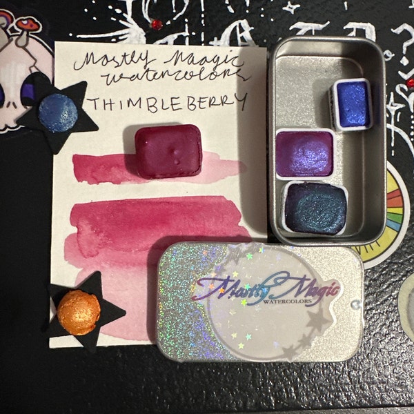 Mythic / Paint Drop Card / Handmade Watercolor Paint - Etsy