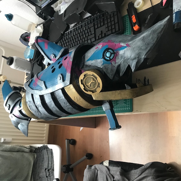 Arcane Jinx Fishbones, Pow-pow & Zapper - PDF/PDO Pepakura Foam ...