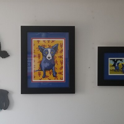 George Rodrigue Blue Dog Absolut Vodka Print Ad absolut Rodrigue matted ...