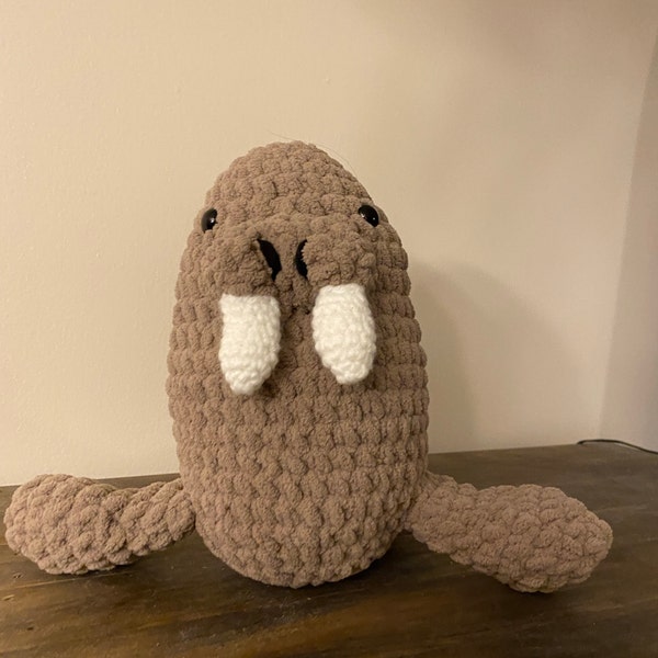 PATTERN/INSTRUCTIONS Walrus, Amigurumi Pattern, Walrus Pattern, Crochet ...