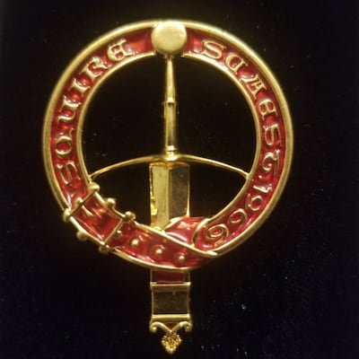 Saint Michael Hand Painted Badge Livery Pins HEMA SCA LARP Medieval ...
