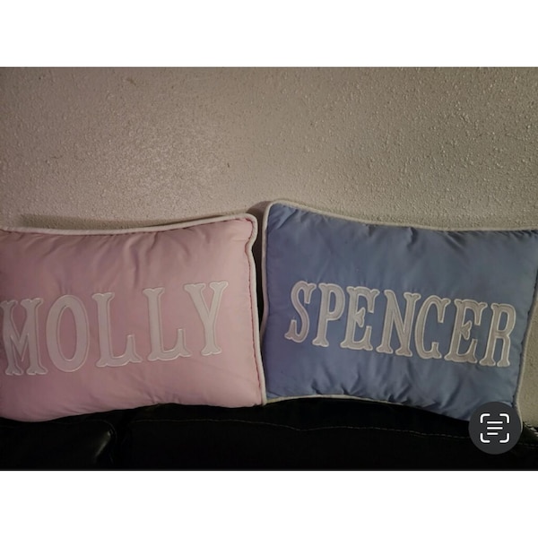 Personalized Applique Monogram Pillow INSERT INCLUDED, Nursery Pillow ...