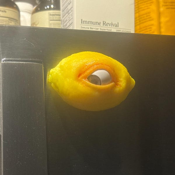 The Wall-mountable All Seeing Lemon - Etsy