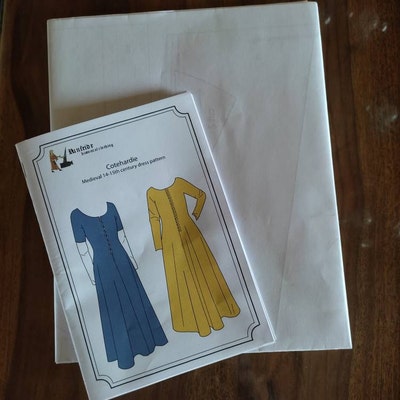 Sewing Pattern-cotehardie Medieval Dress - Etsy