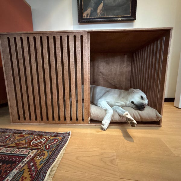 Lumio II XXL Pet House, Modern Dog House, Dog Bed, Wooden Pet House ...