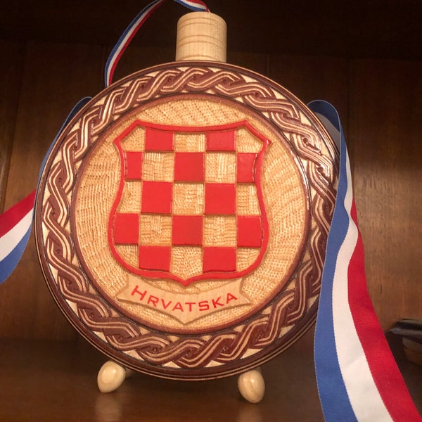 Croatian Cuturica, Size XL, 750ml, Old Grb, Customized for Your Wedding ...