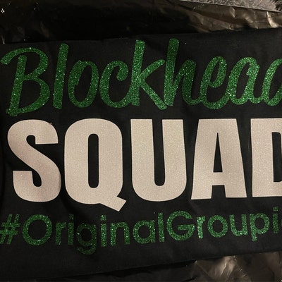 Blockhead Squad Custom Hashtag Shirt Personalize the Colors Joey ...