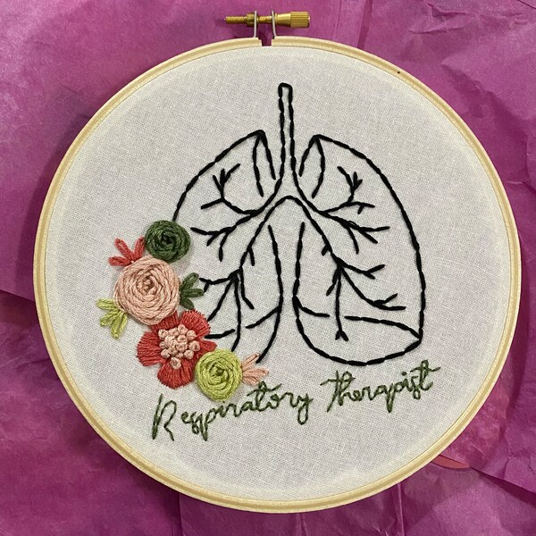 Hand Embroidery, Science Themed Decor, Embroidery Hoop Art, Molecule ...