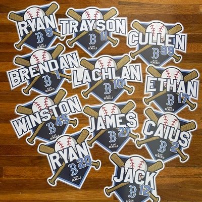 Custom Baseball Tournament Sign DIGITAL FILE Crossbones Door Hanger ...