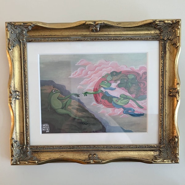 Renaissance Frogs || Art Prints - Etsy