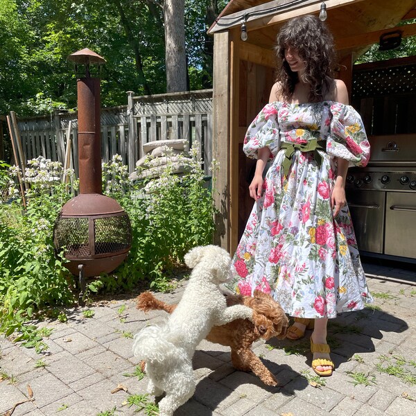 60s Green & Pink Paisley Maxi Dress, Vintage 1970s Hostess Gown, Small ...