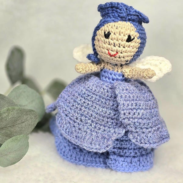 Reversible Rose Fairy Amigurumi Pattern - Flower Crochet Pattern (PDF ...