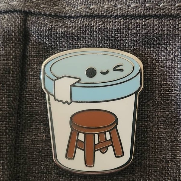 Stool Sample Enamel Pin, Funny Gift for Nurses, Nursing Students ...
