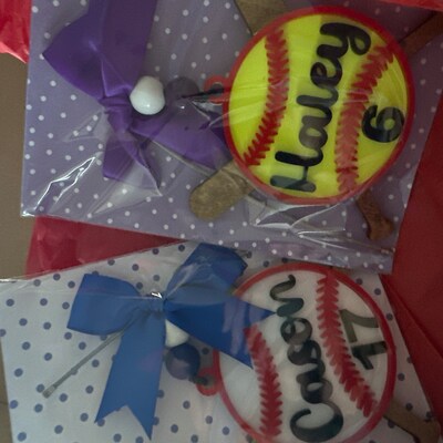 Baseball Bag Tag and Softball Bogg Bag Tag - Etsy