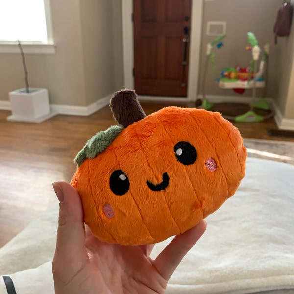 Plush Pumpkin | Stuffed Pumpkin Plush | Halloween Decor | Stuffie ...