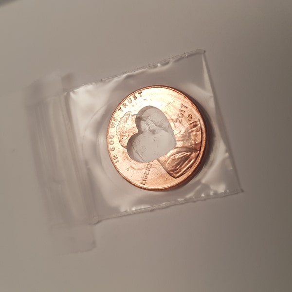 Lucky Penny With Smiley Face Cut Out - Etsy
