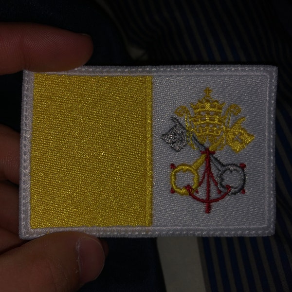 Vatican Italy Flag Embroidered Patch - Etsy