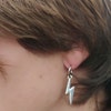 One Double Stick Dangle Stick Earring Male Stick Dangle Stick Long ...