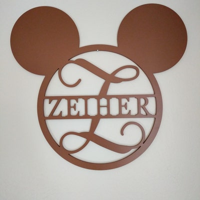 Walt Disney Wedding Wooden Monogram Disney Bride Wooden Initials ...