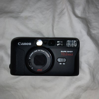 Vintage Canon Sure Shot Telemax 35mm Point and Shoot Film Camera Tested ...