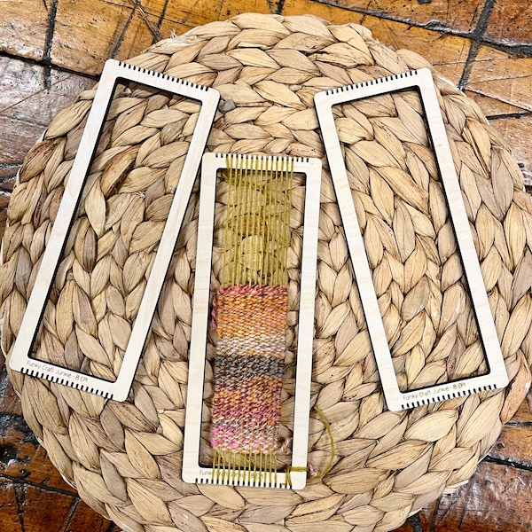 3 Inch Square Small Loom | Weaving Loom | Weaving Supplies | 8 Epi | 10 ...