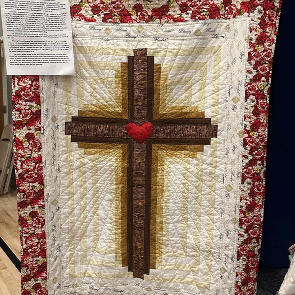 Log Cabin Cross / Christian Cross - Pattern in 3 Sizes - PDF Download ...