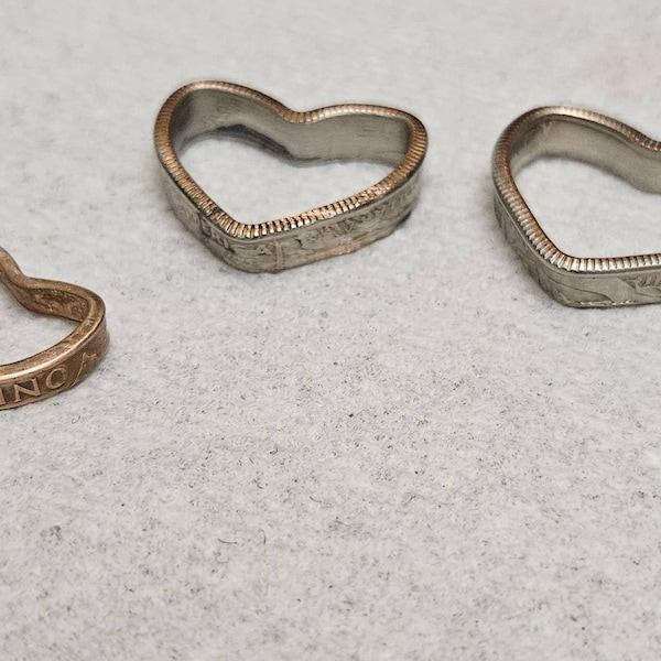 Coin Ring Pocket Heart Maker - Etsy