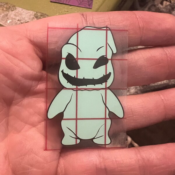 Oogie Boogie Vinyl Decal, Nightmare Before Christmas, Oogie Boogie ...