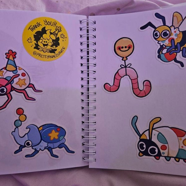 Party Bugs Sticker Series - Clowncore Waterproof Vinyl Stickers - Etsy
