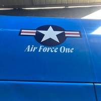 Air Force Aircraft Decal Insignia USAF Military Star and Bars Air Force ...