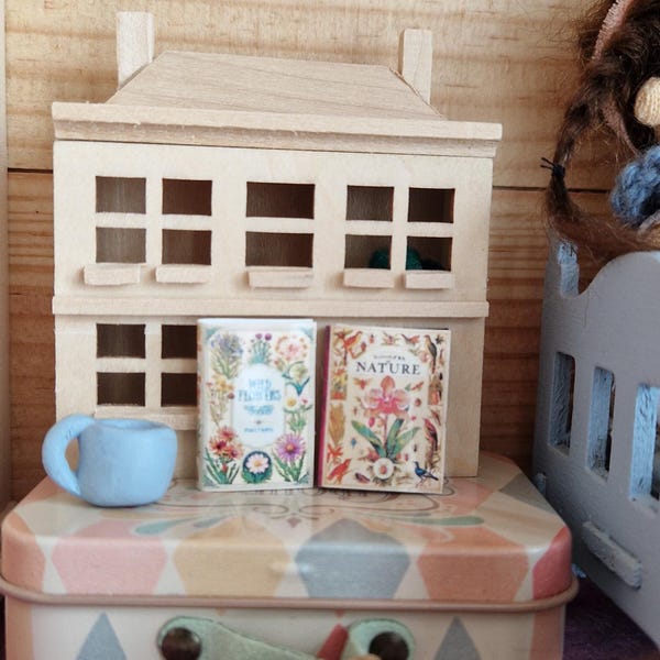 Floral Pattern Printable Dollhouse Miniature Storage Boxes, 12th and ...