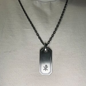 Engraved Custom Pentagram Necklace for Men Customized Pentagram ...
