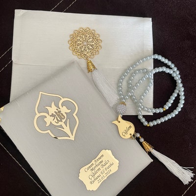 Islamic Teddy Bear Baby Shower Favors, Prayer Beads Favors, Tasbeeh ...