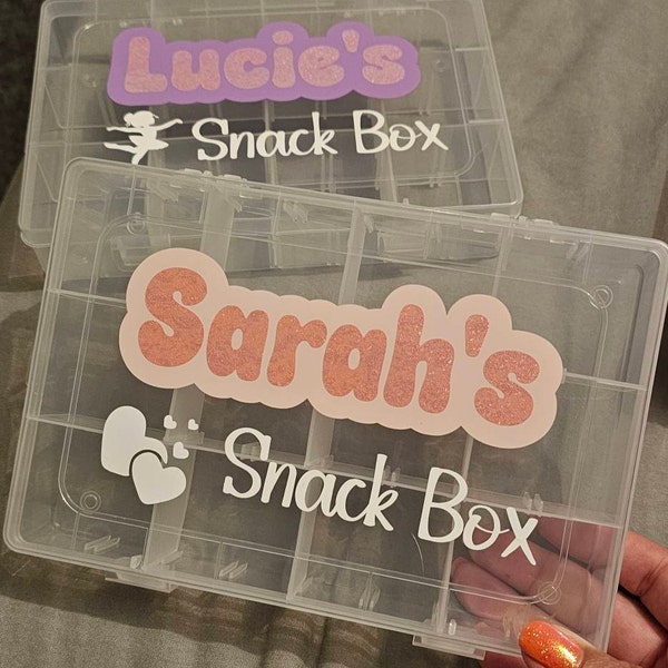 Large Personalised Snack Box | Travel Snack Box - Etsy UK