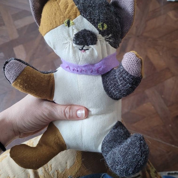 Calico Cat Plushy Toy Sewing Pattern, Stuffed Cat Pattern - Etsy Canada