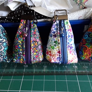 Key Fob Coin Pouch Pattern - Etsy