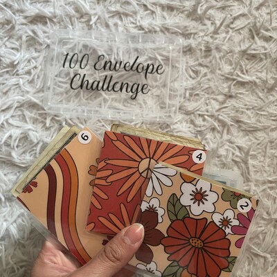 100 Envelope Challenge Box Money Saving Challenge 100 Envelope ...