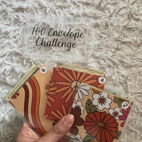 100 Envelope Challenge Box | Money Saving Challenge | 100 Envelope ...