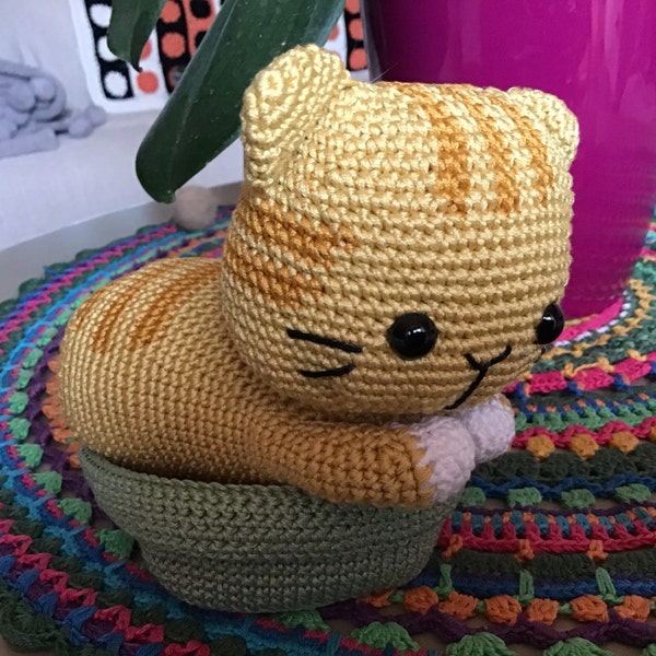 Crochet Pattern Catloaf in the Box Calico Bicolor Cat Amigurumi PDF Digital Download ENG - Etsy