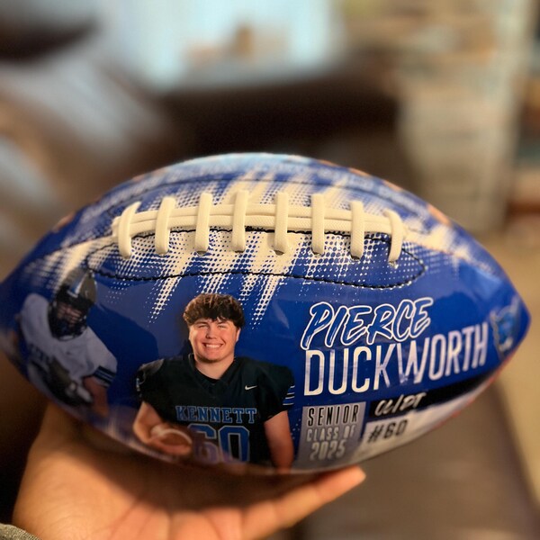 Custom Made Football - Football Player Gift, Football Coach Gift ...