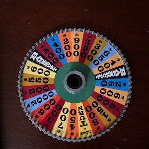 Early 80s Era Wheel of Fortune Board Game Wheel Spinner Wheel Itself is ...