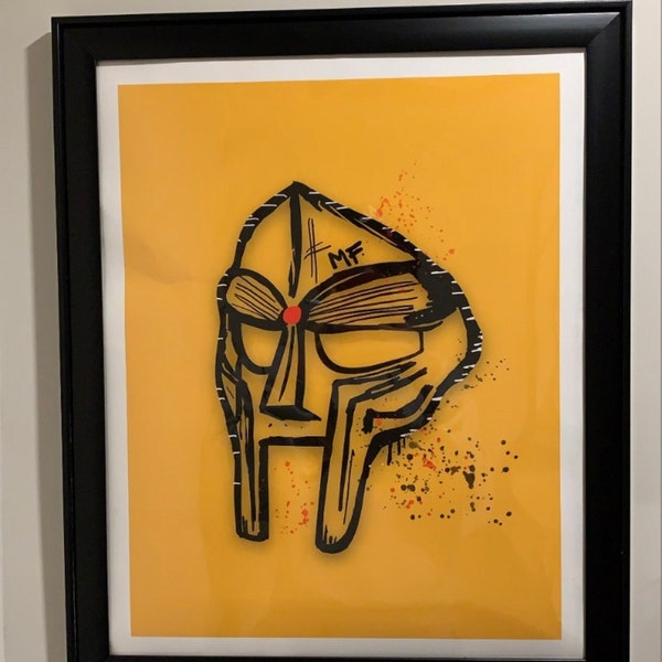 MF DOOM Poster | Giclée Print | Hip Hop Wall Art | All 5 Star Reviews ...