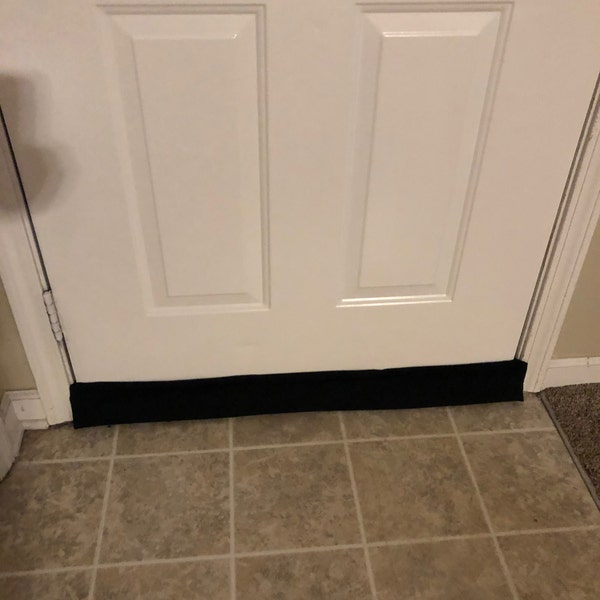 Door Draft Stopper Made of Felt Fabric With 4 Magnets or 4 Adhesive ...