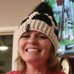 Cow Beanie // 3 Sizes // Crochet Pattern, Cow Print, Moo, Crochet ...