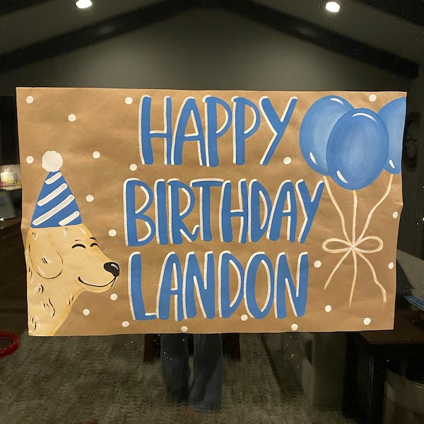 Custom Painted Banners for Any Occassion - Etsy
